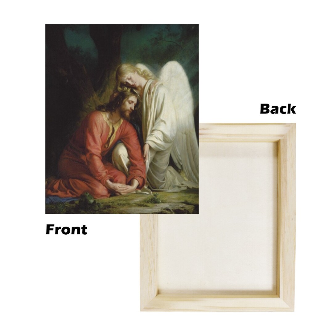 Catholic Prints on Wood - Christ in the Gethsemane by Carl Bloch ...