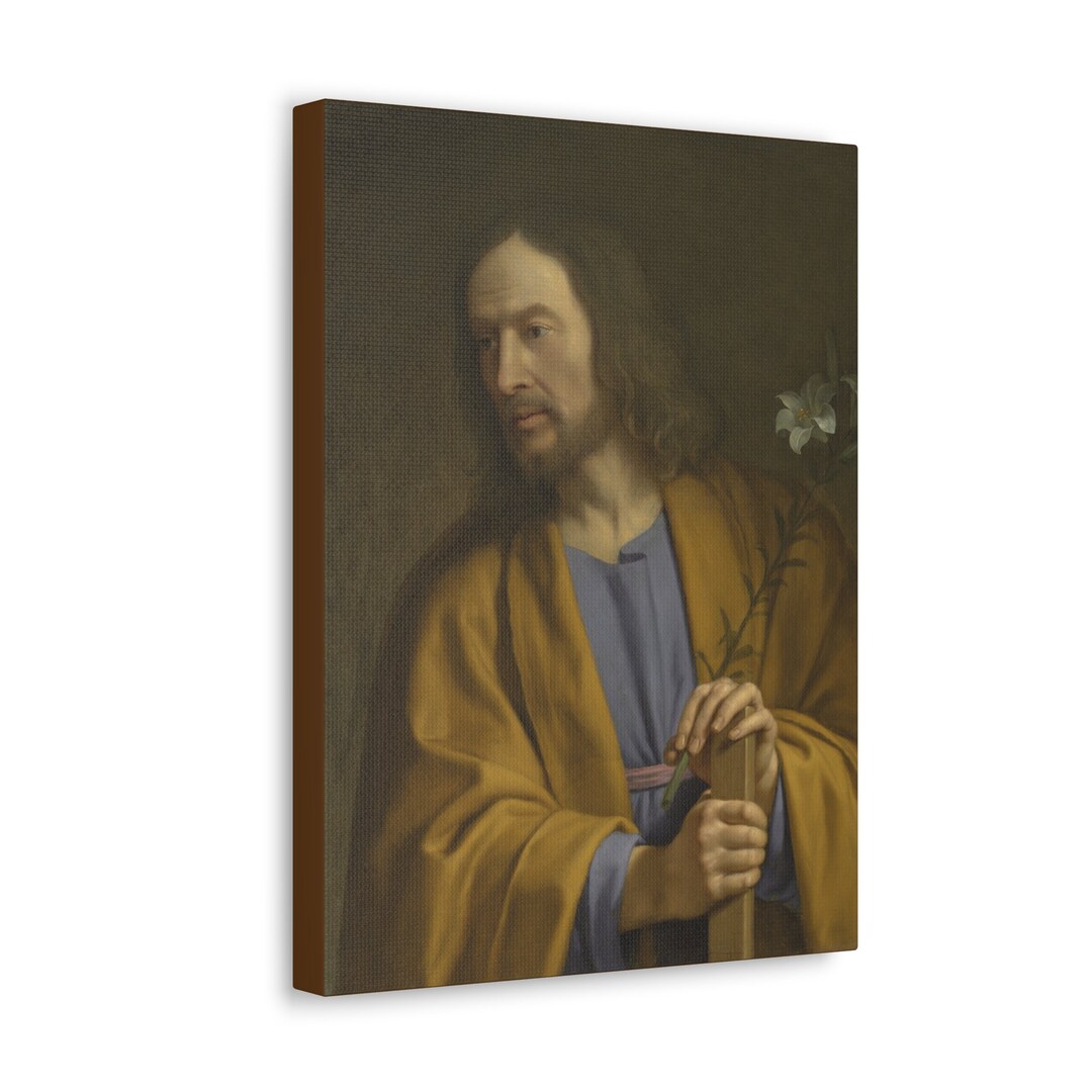 Saint Joseph - Print on Canvas - Ready to Hang - Religious Canvas ...