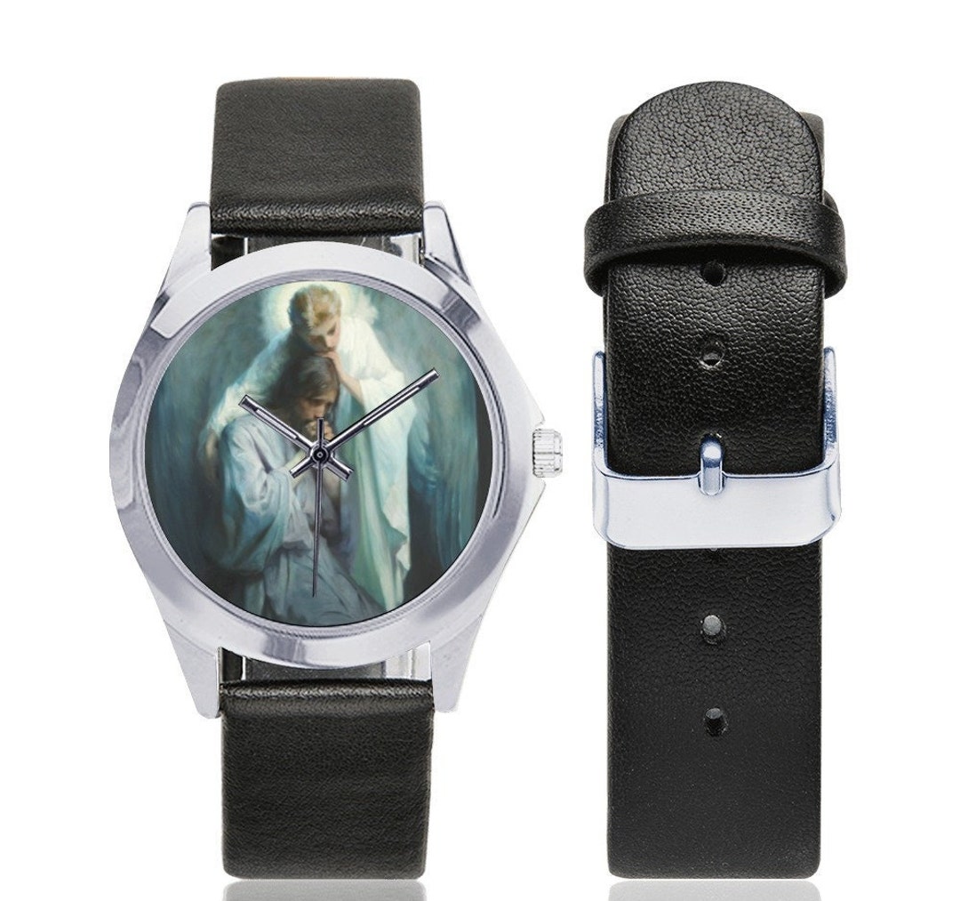 Catholic Gifts Unisex Leather Watch the Agony of Jesus in the ...
