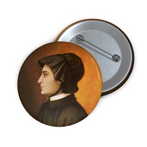 Saint Elizabeth Ann Seton - Metal Pin Button - Saints Art - St ...