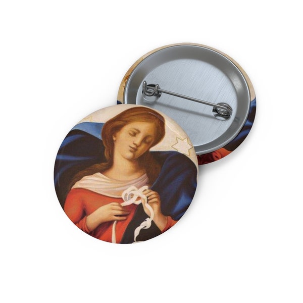 Virgin Mary Pin - Etsy