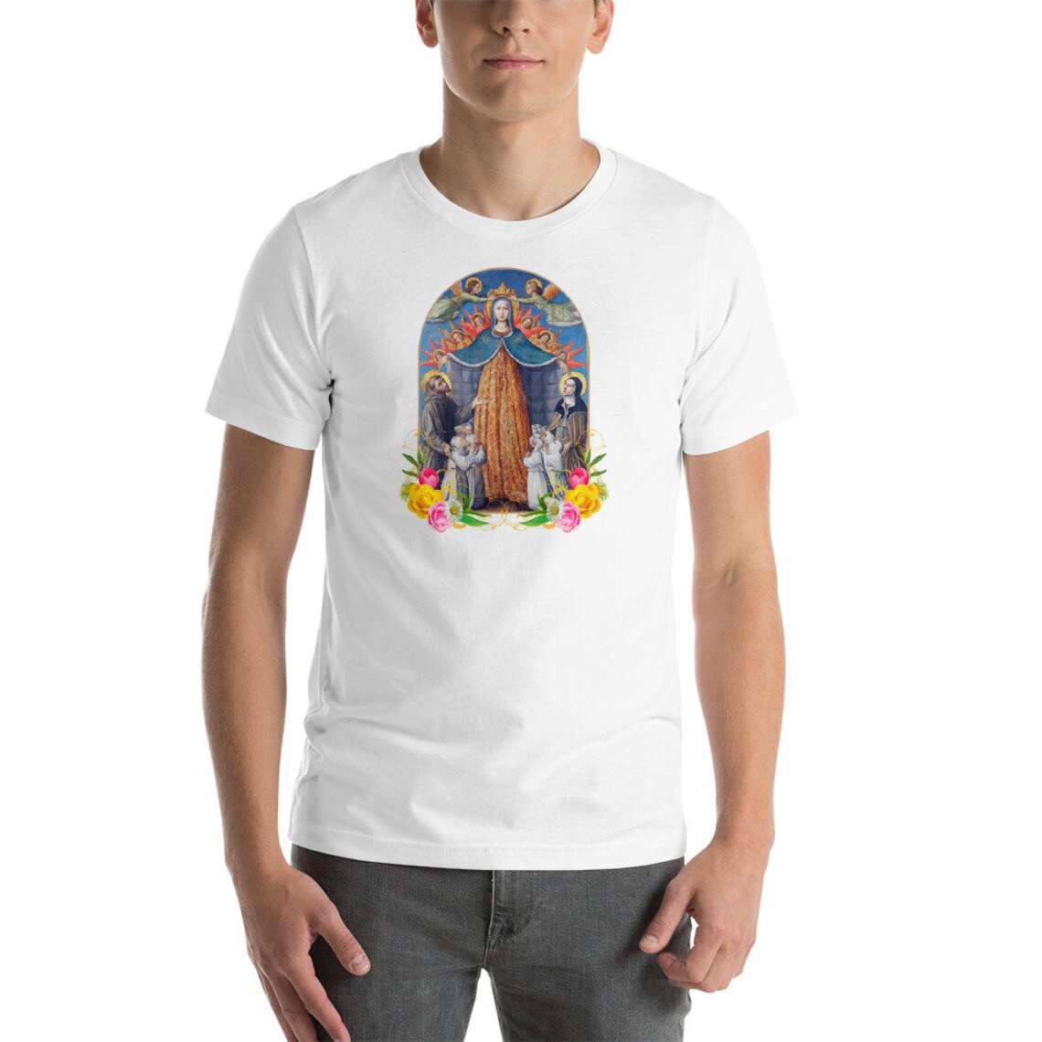 Our Lady of Mercy T-shirt - 8 Colors Available - Short-sleeve UNISEX T ...
