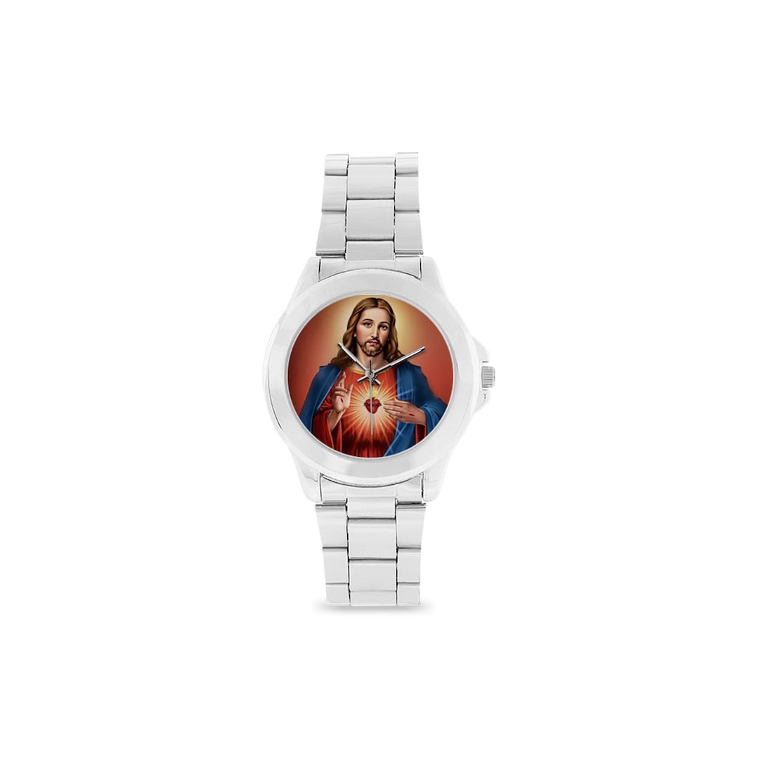 Religious Watch - the Sacred Heart of Jesus Christ - Wrist Watch ...