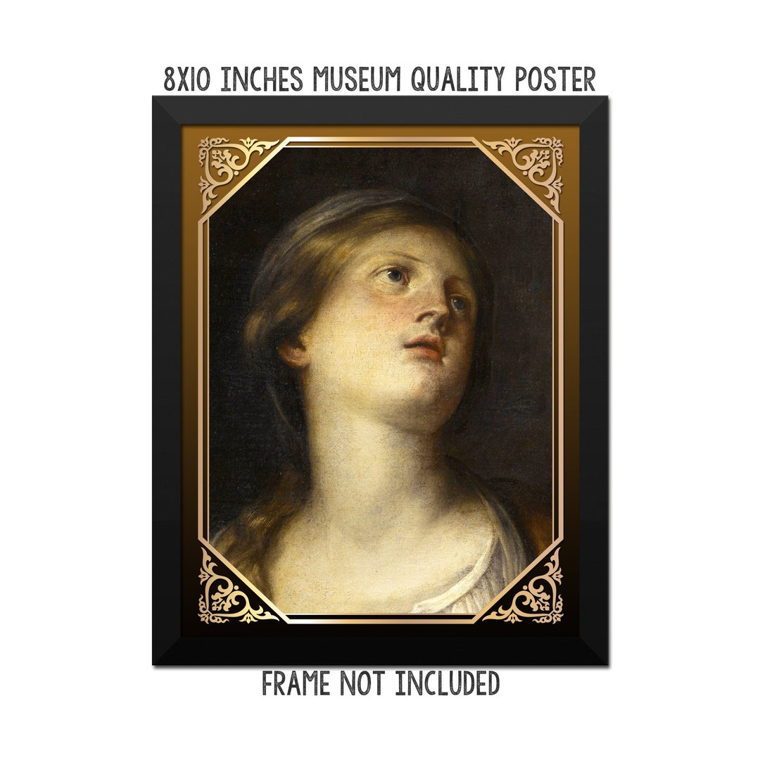 Catholic Saints Serie - Saint Agatha of Sicily - Catholic Poster ...