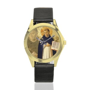 Saint Dominic of Guzman - Unisex Leather Watch - Wrist Watches ...