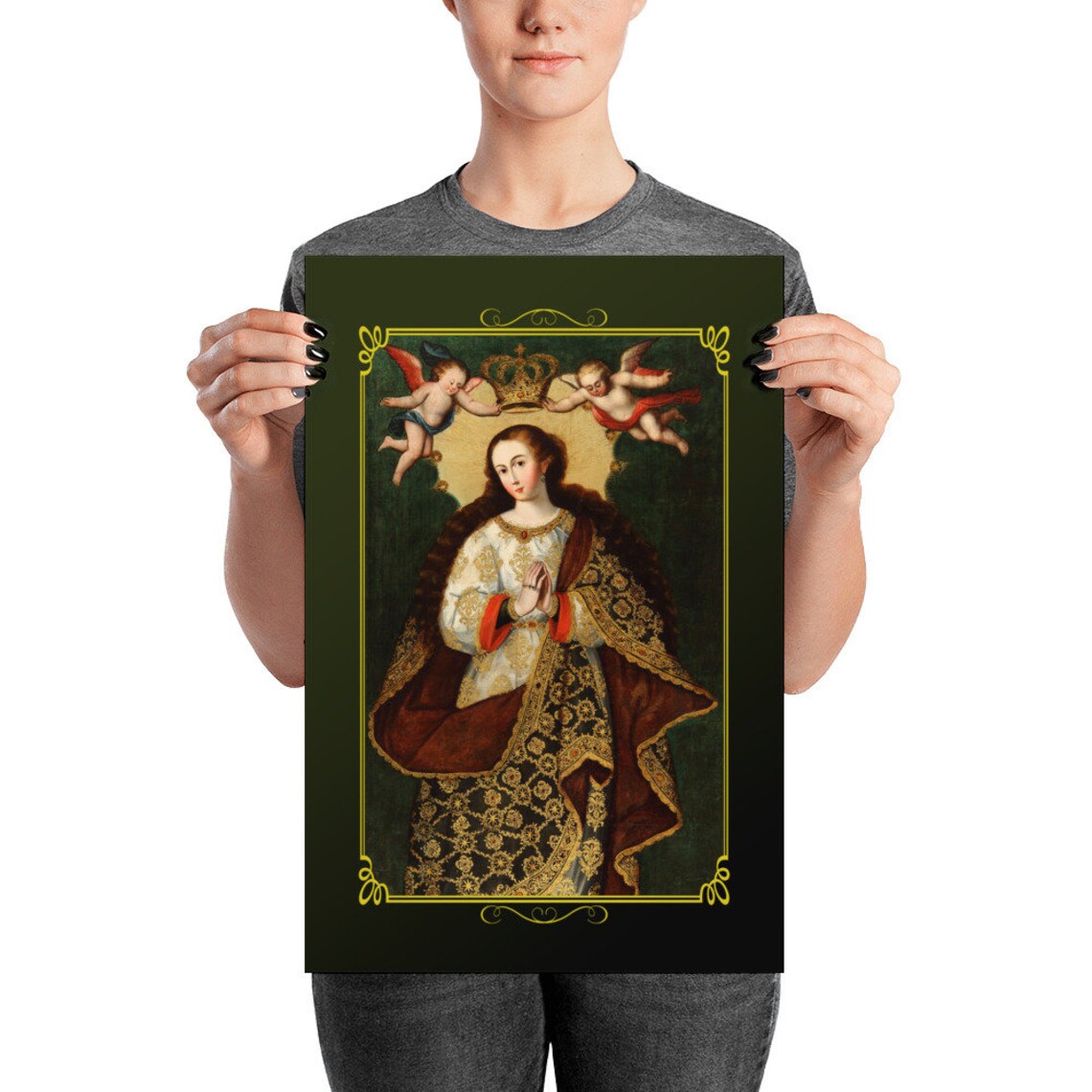 Our Lady of the Immaculate Conception Religious Poster - Etsy