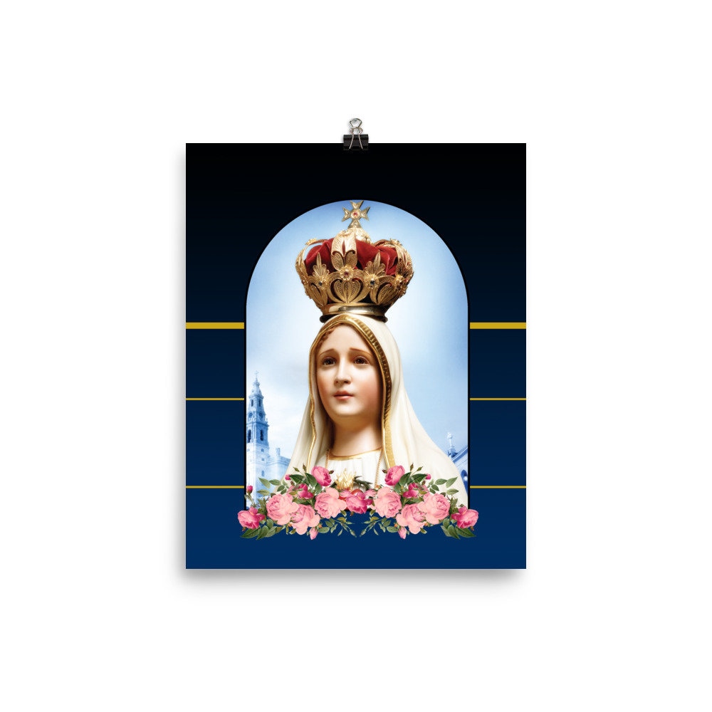 Our Lady of Fatima - Catholic Poster - Religious Artwork - Art Print ...
