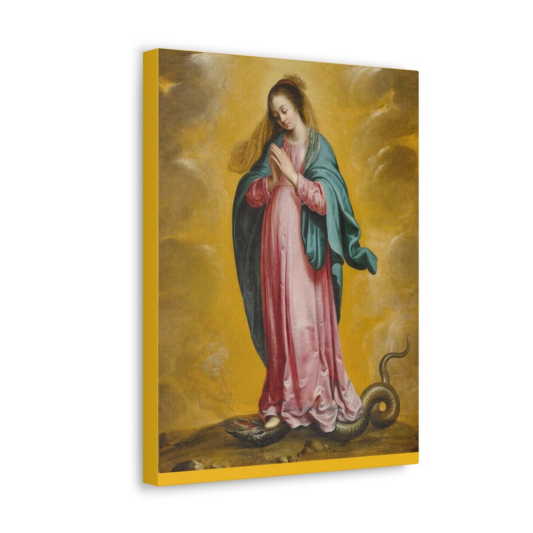Virgin Mary Vanquishing Sin - Canvas Gallery Wraps - Religious Wall Art ...