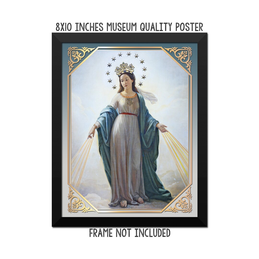 Our Lady of the Miracle - Catholic Prints - Madonna Del Miracolo Rome ...
