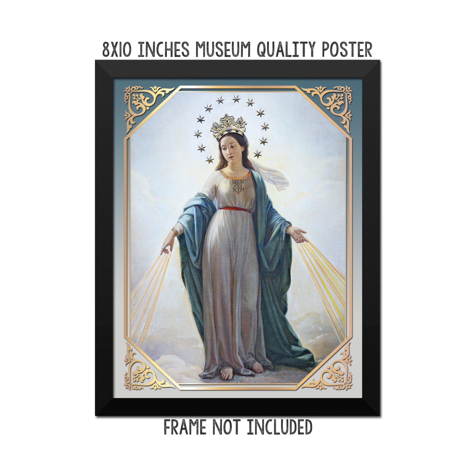 Our Lady of the Miracle Catholic Prints Madonna Del - Etsy
