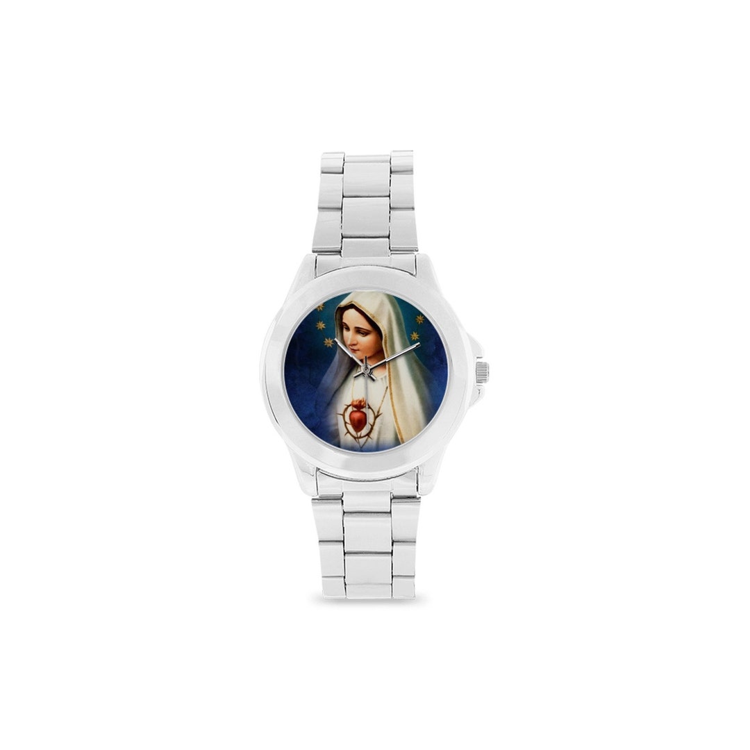 Religious Watch - Our Lady of Fatima - Wrist Watch - Unisex Stainless ...