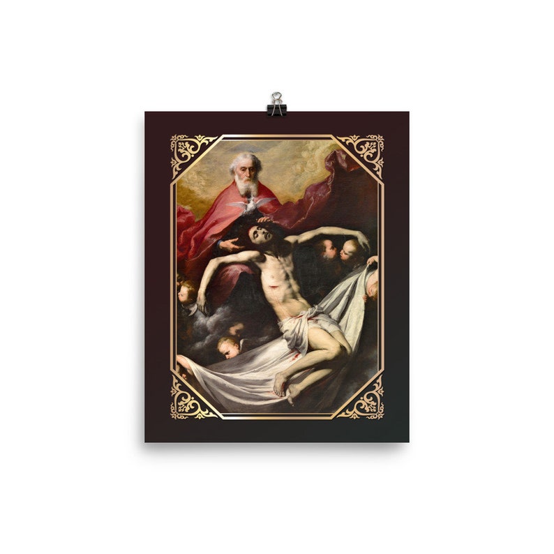 Catholic Wall Art - the Holy Trinity - Religious Poster - Jusepe De ...