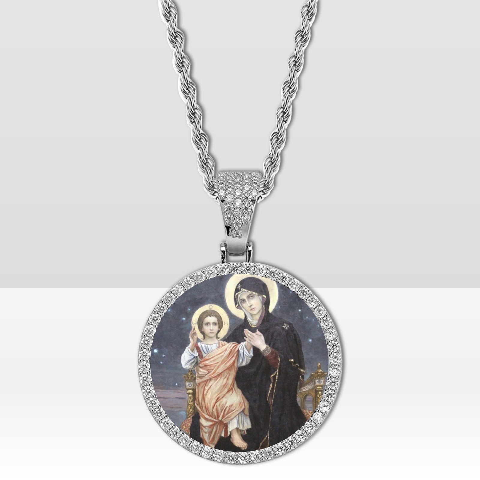Silver or Gold - Byzantine Mother of God by Viktor Vasnetsov ...