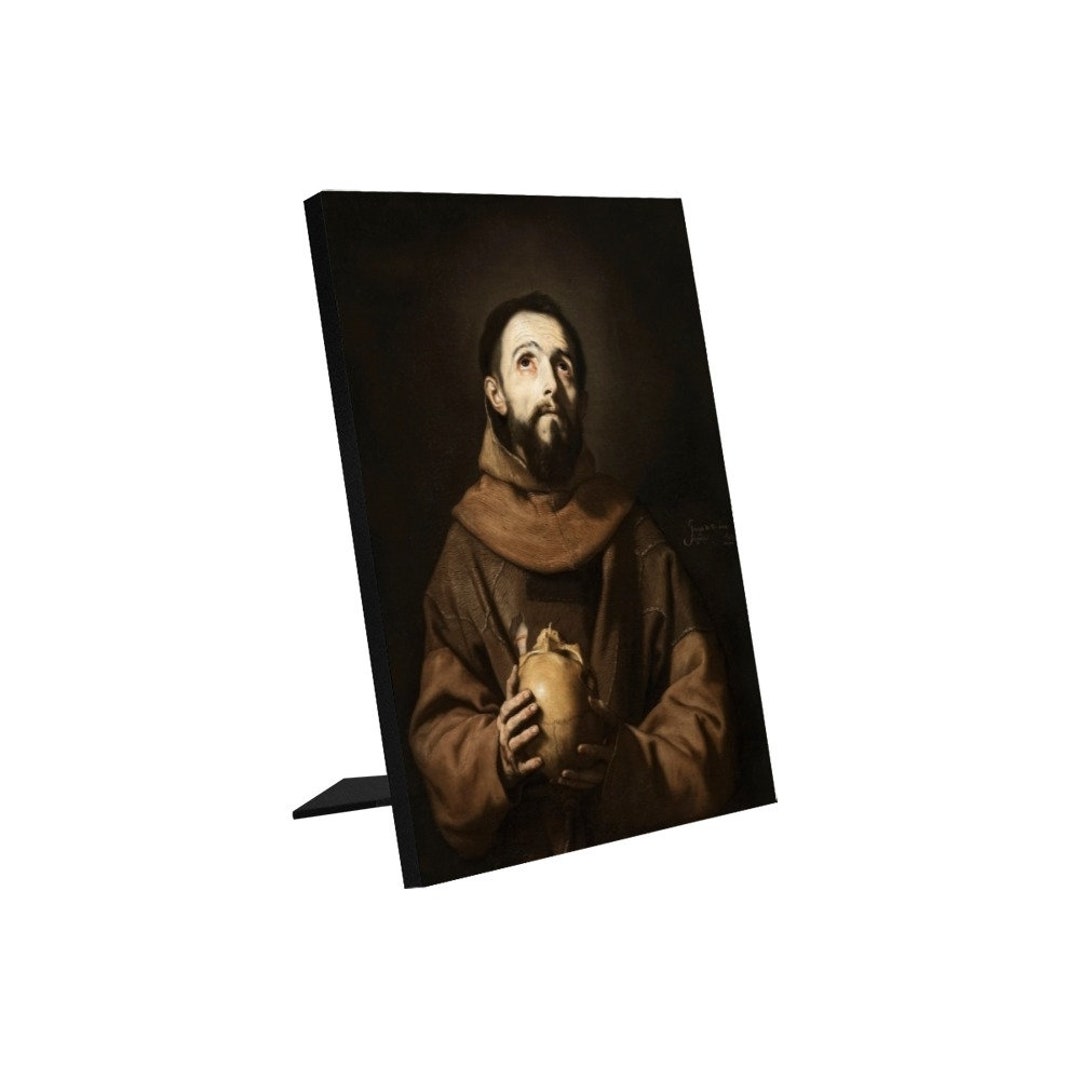 Catholic Icons - St Francis of Assisi by Ribera - Icon on Wood - Saint ...
