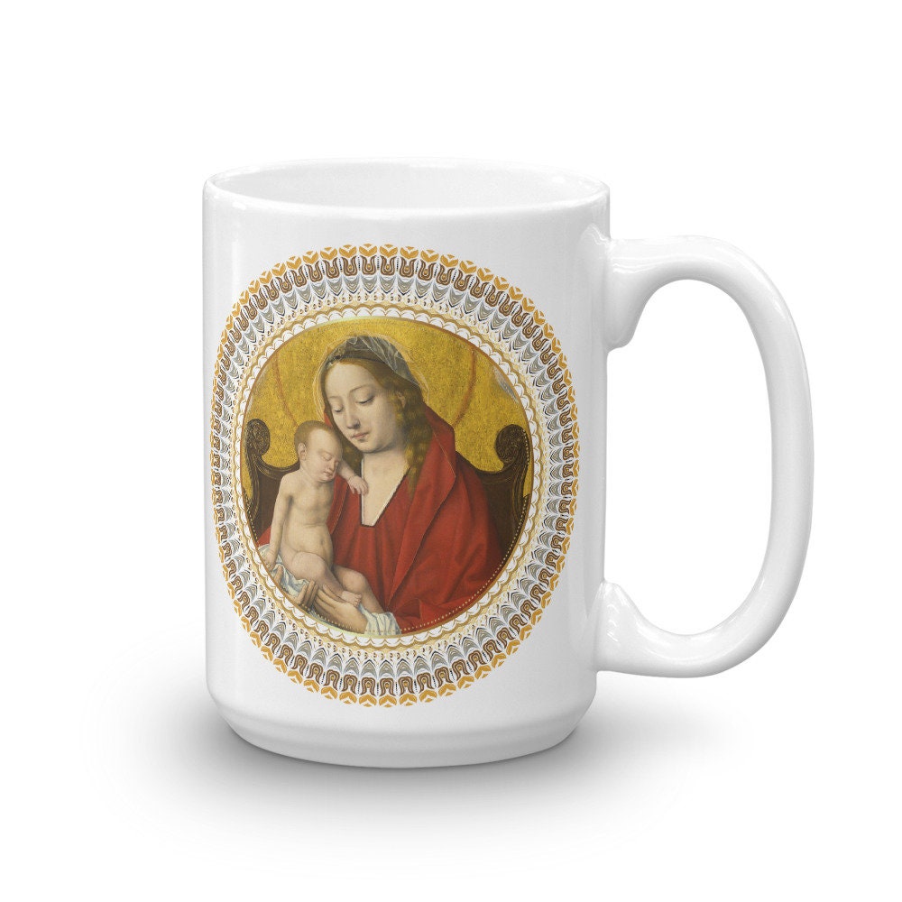 Virgin and Child Mug Catholic Mugs Religious Mugs - Etsy UK