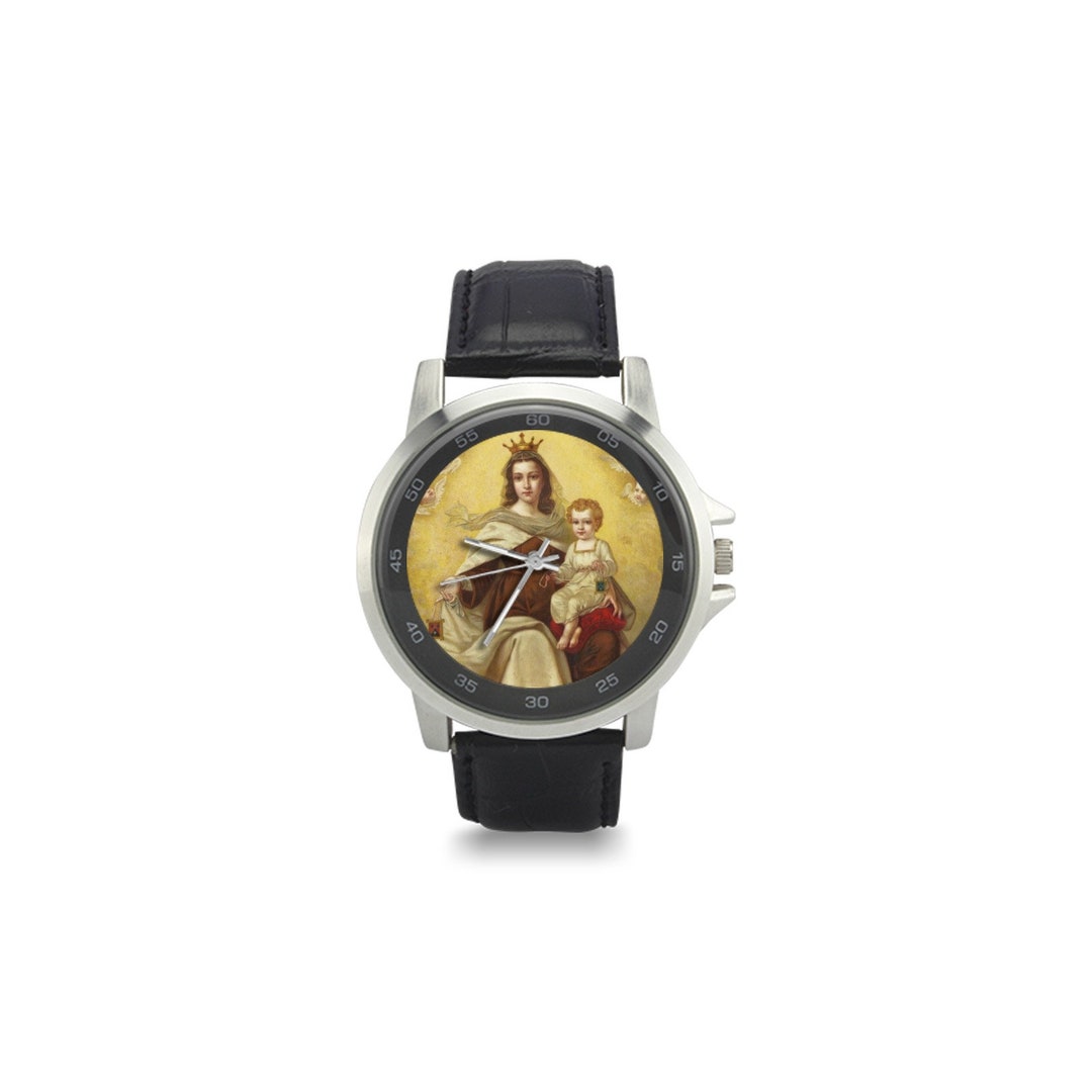 Catholic Gifts the Blessed Virgin of Carmel Watch - Unisex Stainless ...