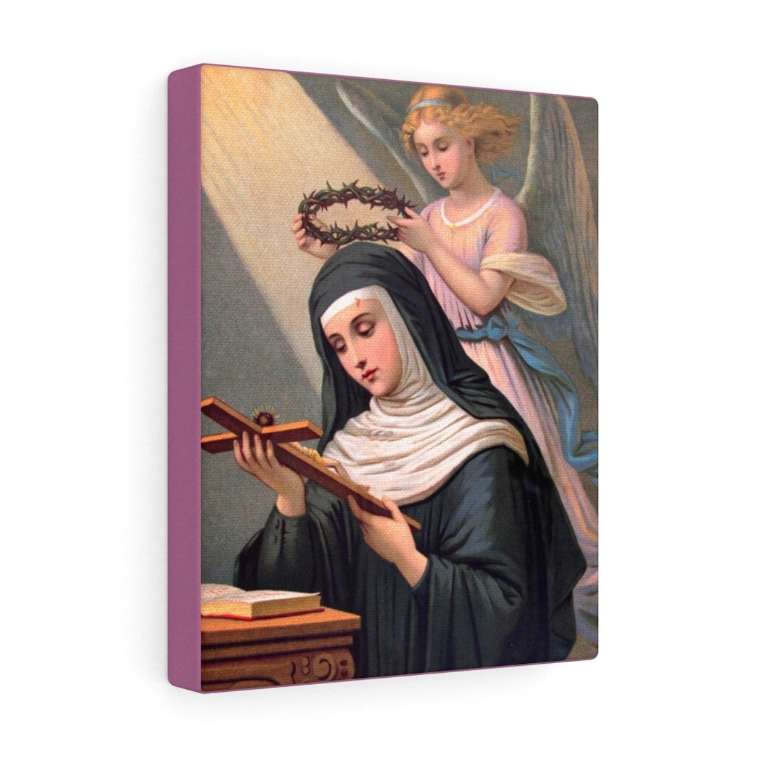 Saint Rita of Cascia - Canvas Gallery Wraps - Religious Wall Art - 2 ...