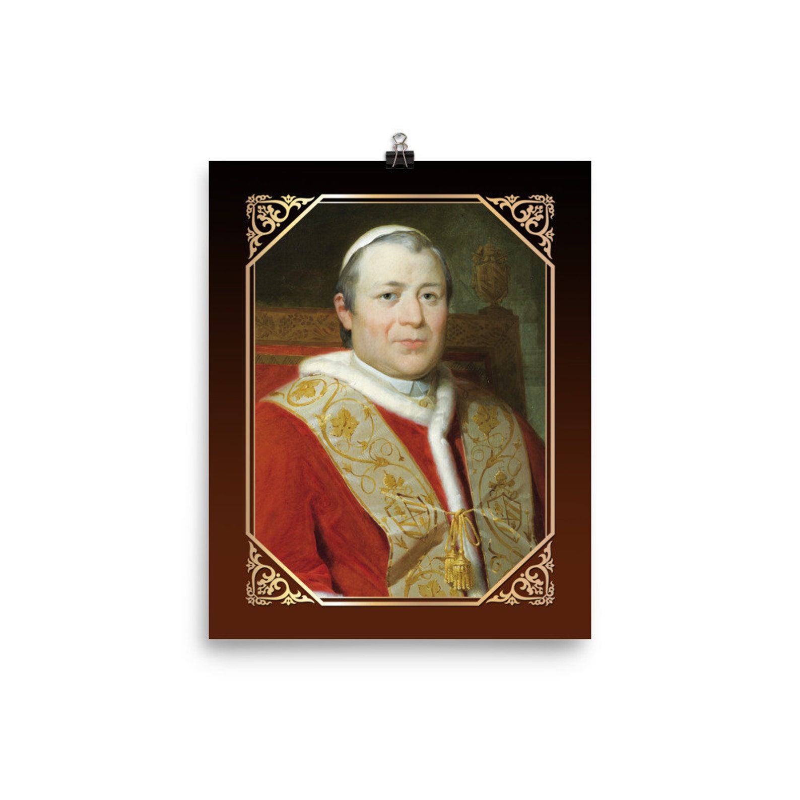 Pope Saint Pius X - Roman Catholic Poster - St Pius X - Catholic Saints ...