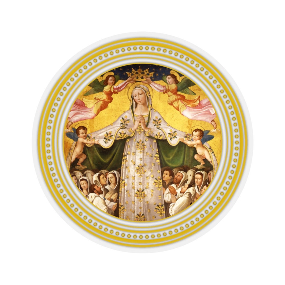 Catholic Stickers - the Blessed Virgin of Mercy - Sticker - 4 Sizes ...