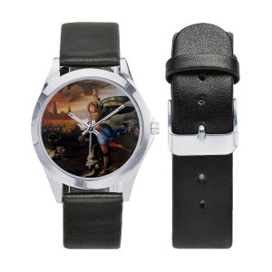 St Michael the Archangel - Unisex Leather Watch - Wrist Watch - Saint ...