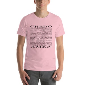 Apostles' Creed - Catholic T-shirt - Traditional Catholic - Latin ...