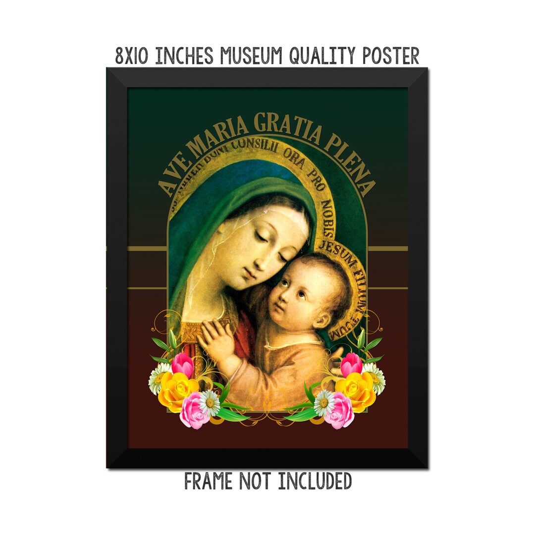 Our Lady of Good Counsel - Catholic Poster - Religious Wall Art ...