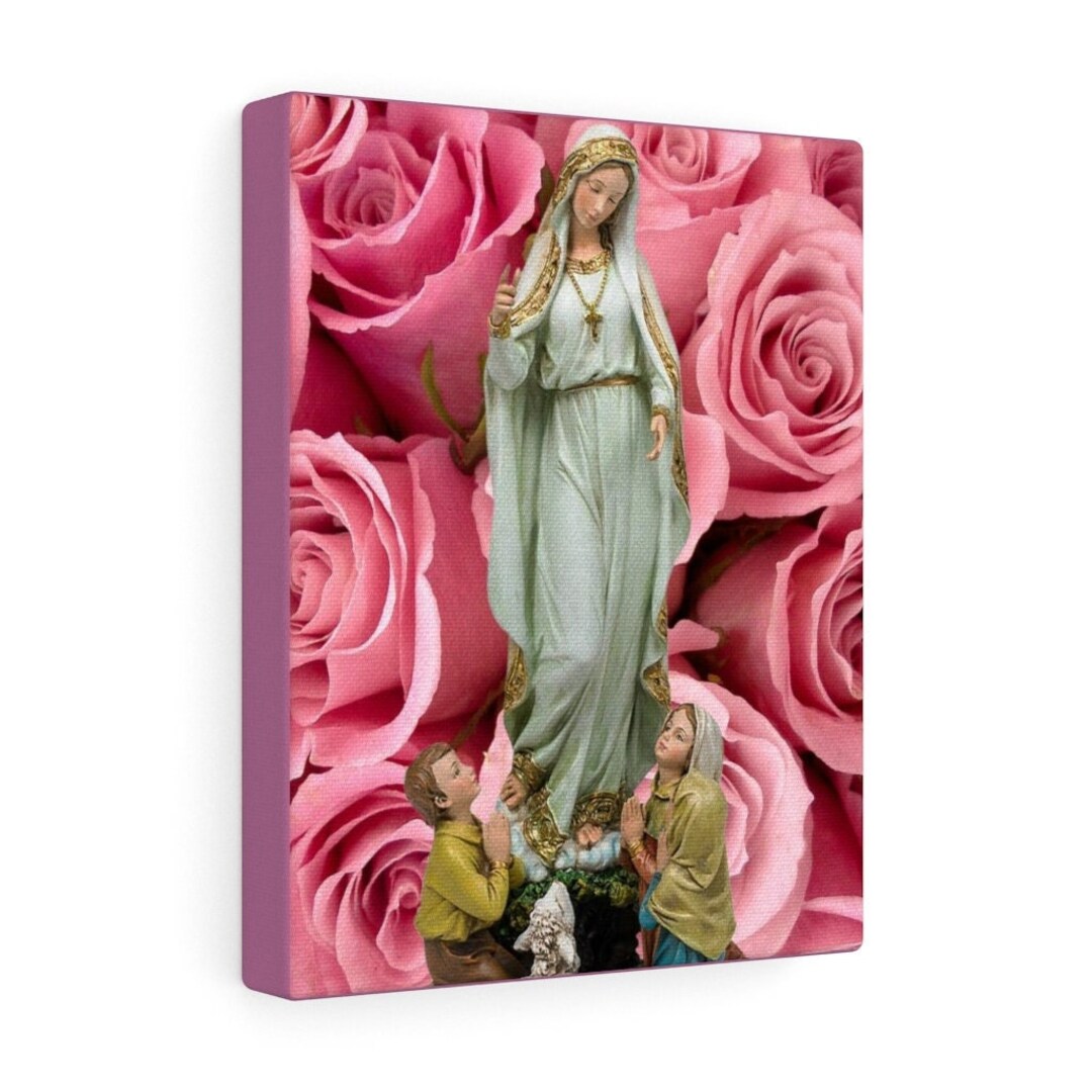Catholic Wall Art - Our Lady of Fatima - Canvas Art Print - Religious ...