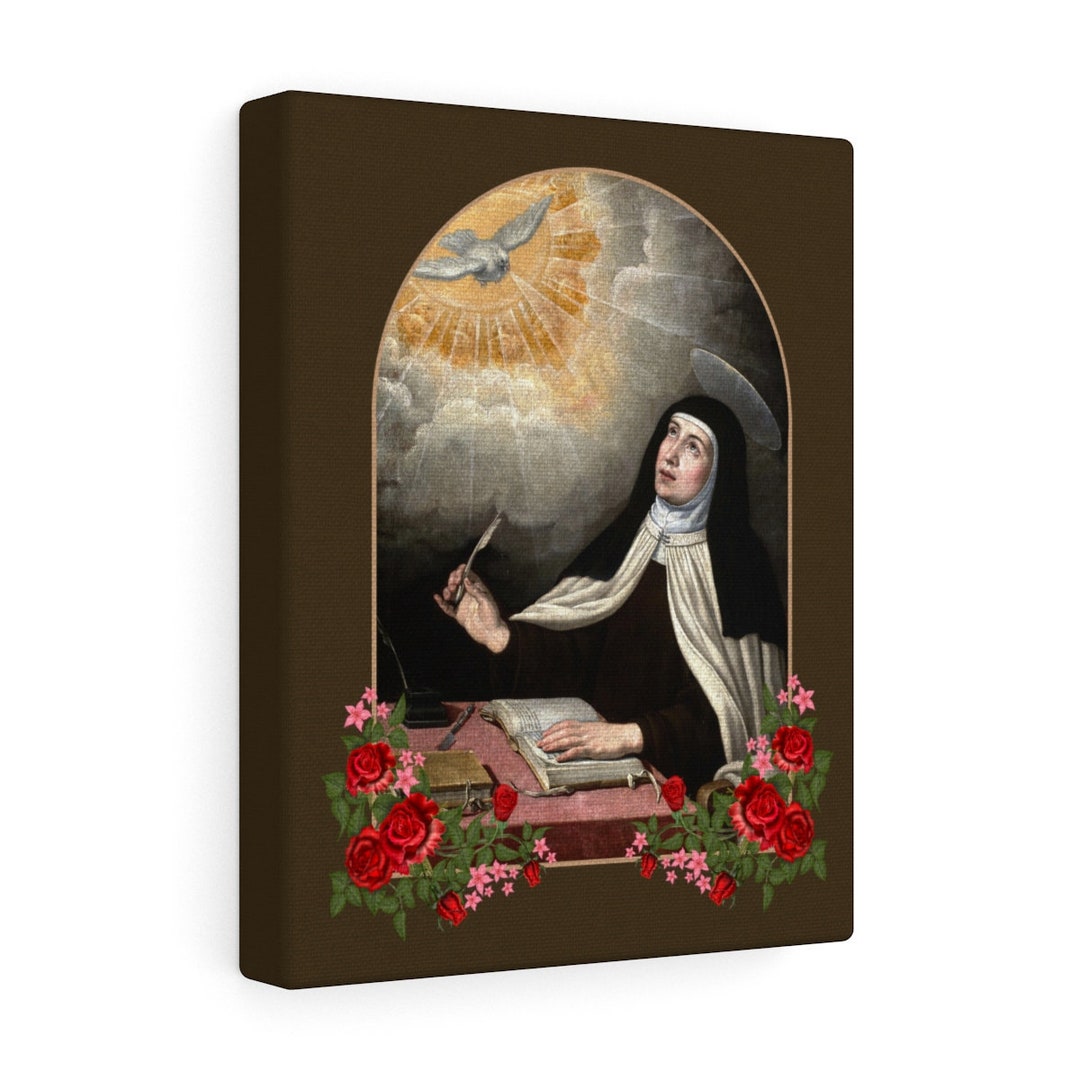 St Teresa of Avila - Canvas Gallery Wraps - Catholic Saints Serie ...