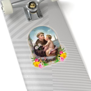 Saint Anthony of Padua - Catholic Saints Stickers - Sticker - St ...