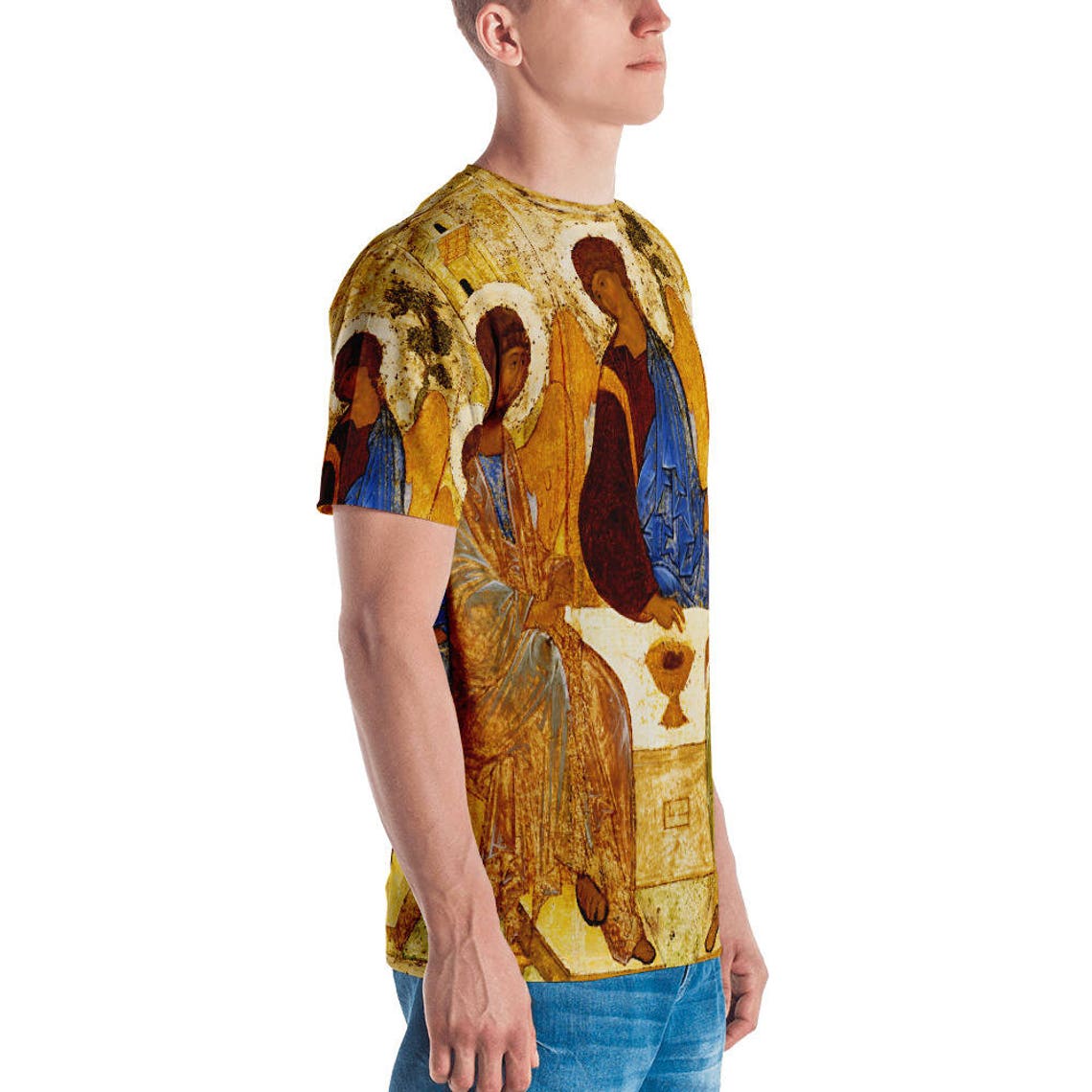 Men's T-shirt the Holy Trinity by Rublev From a - Etsy
