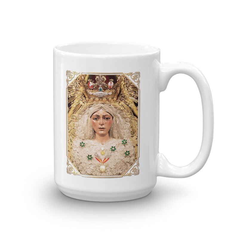 Catholic Gifts Virgin of Hope of Macarena Ceramic Mug - Etsy