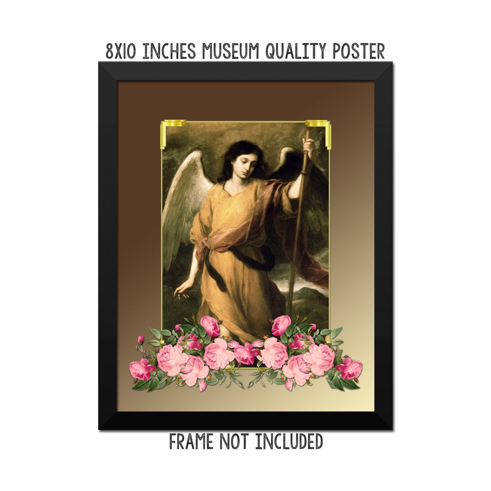 St Raphael the Archangel - Religious Poster - Religious Artwork ...
