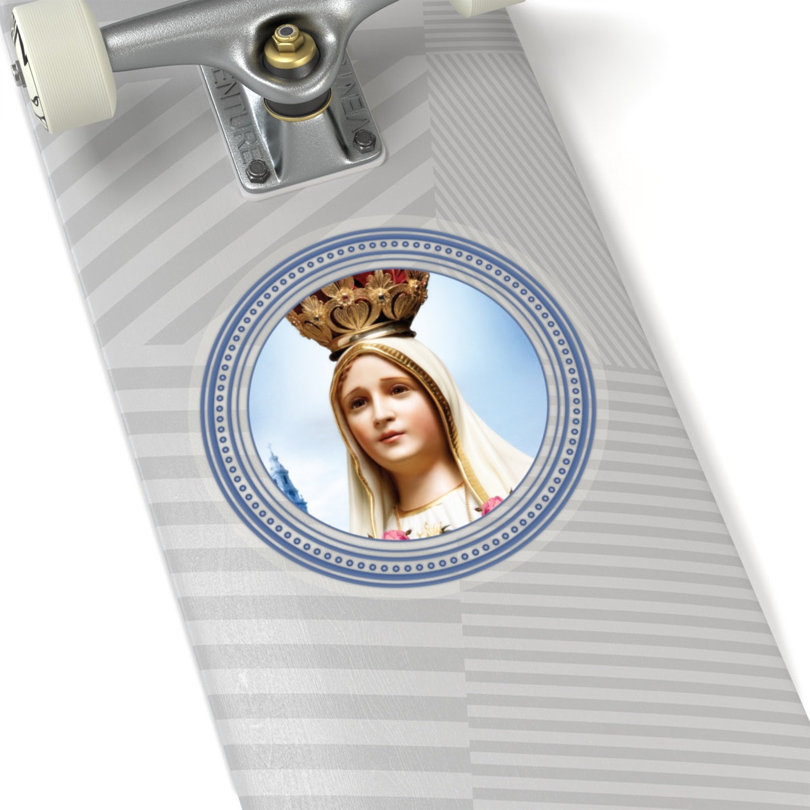 The Blessed Virgin of Fatima - Catholic Sticker - Indoor or Outdoor Use ...