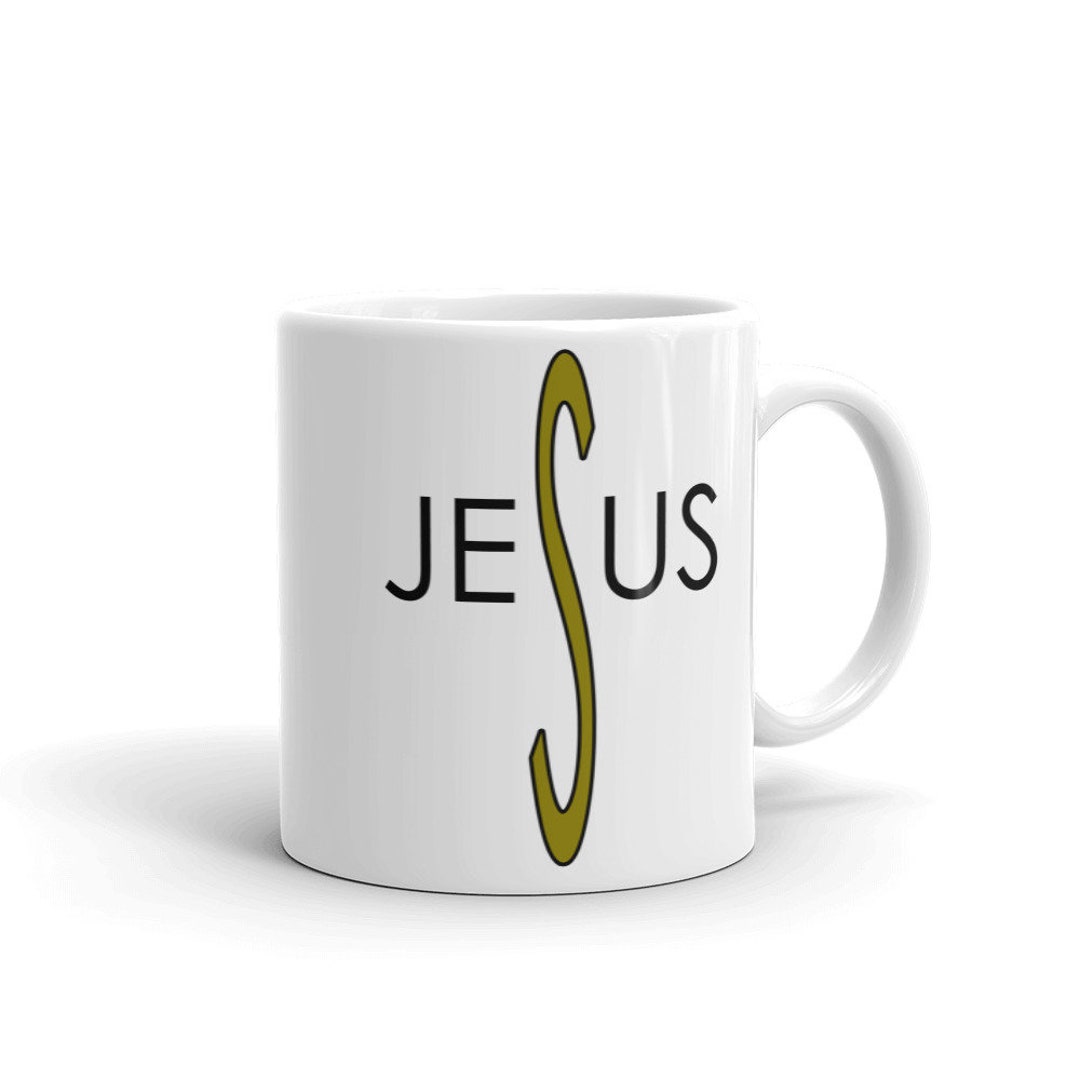 Christian Ceramic Mug - Jesus - Cross - Christian Gifts - Religious ...