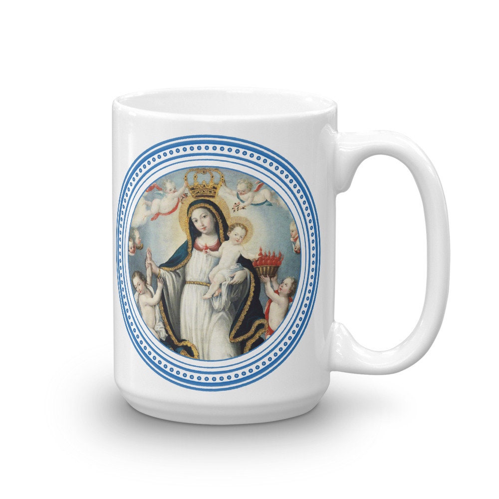Virgin Mary Holy Mother of Light Ceramic Mug Coffee Mugs - Etsy