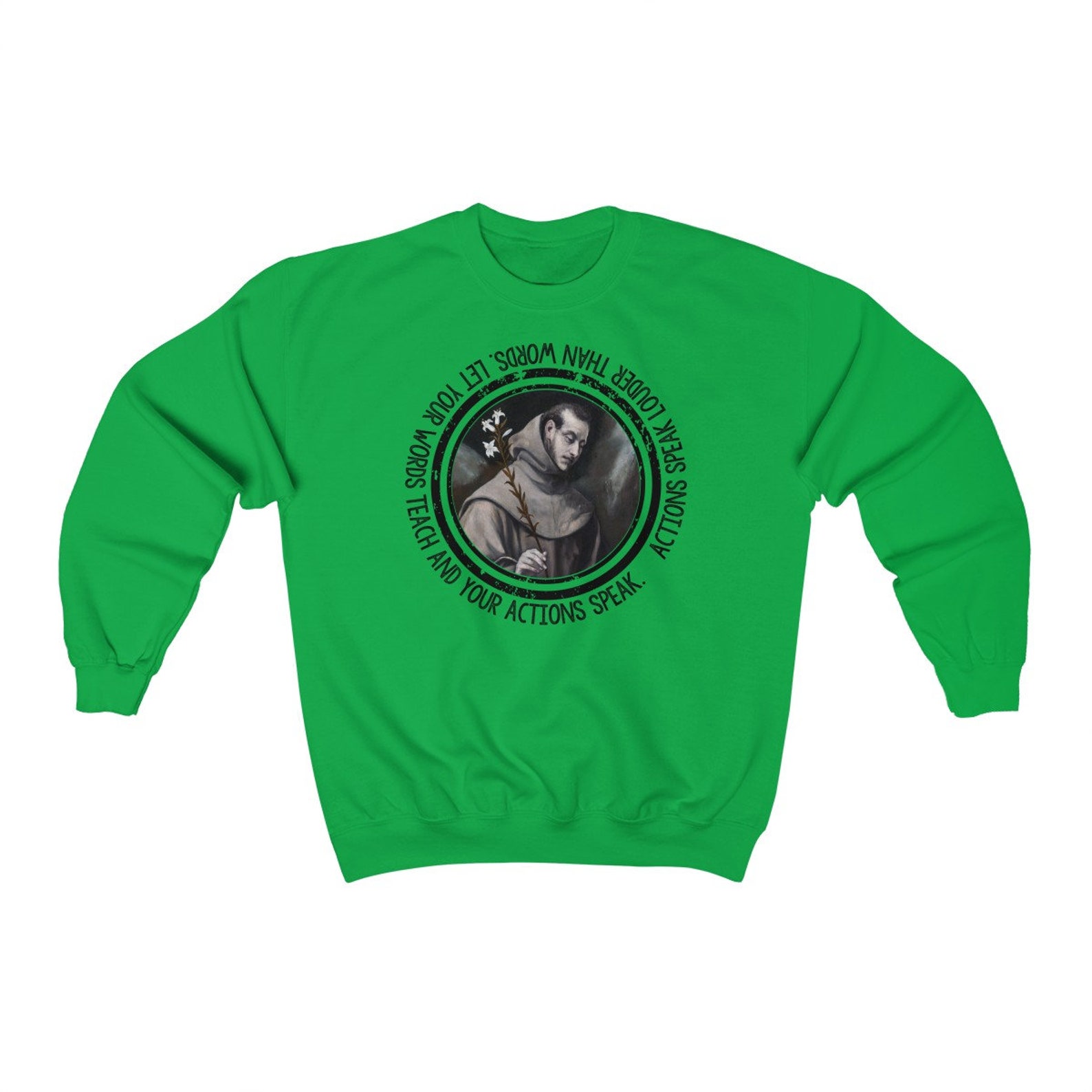 Catholic Saints - Saint Anthony - 9 Colors Unisex Crewneck Sweatshirt ...