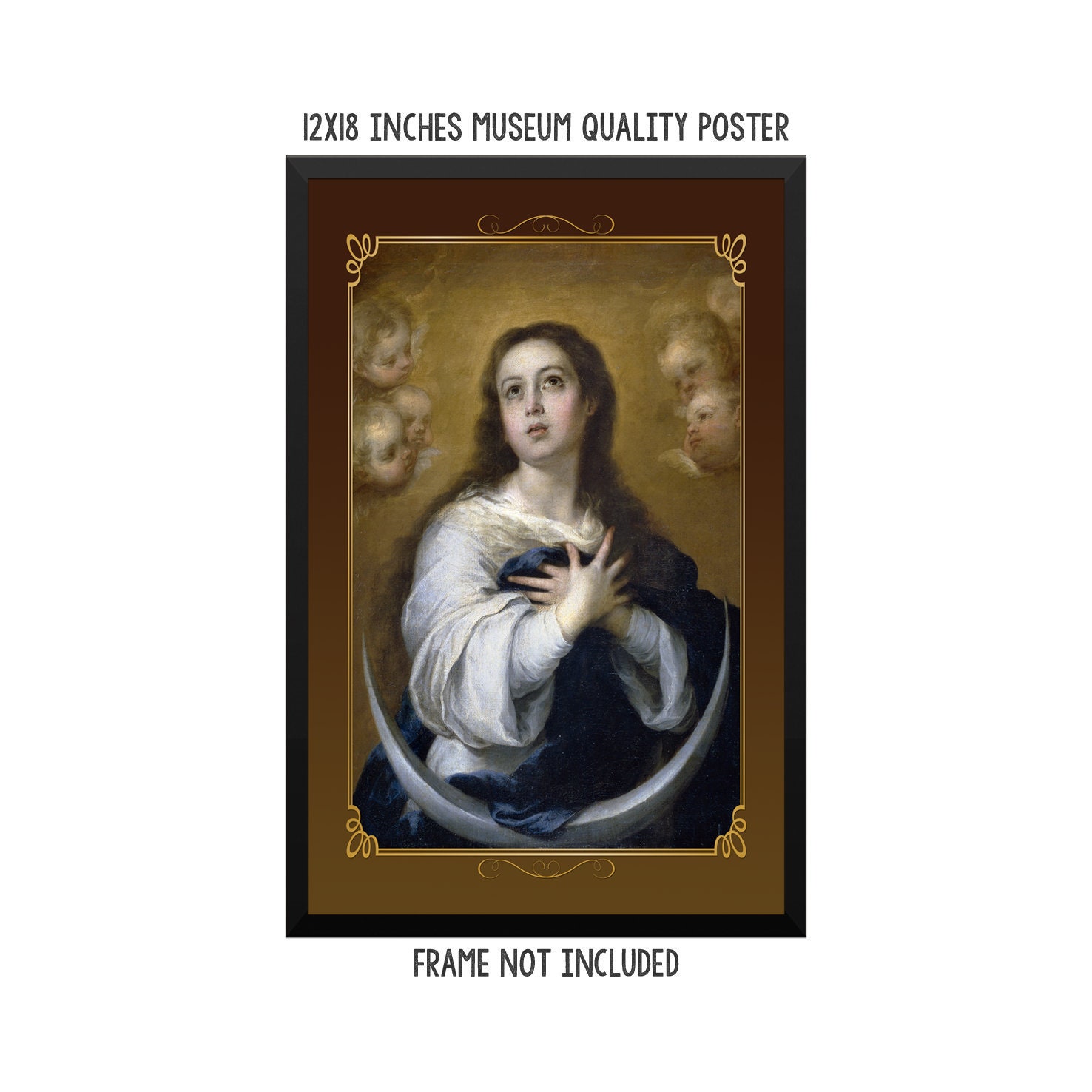 Catholic Art Print - the Immaculate Conception by Murillo - Religious ...