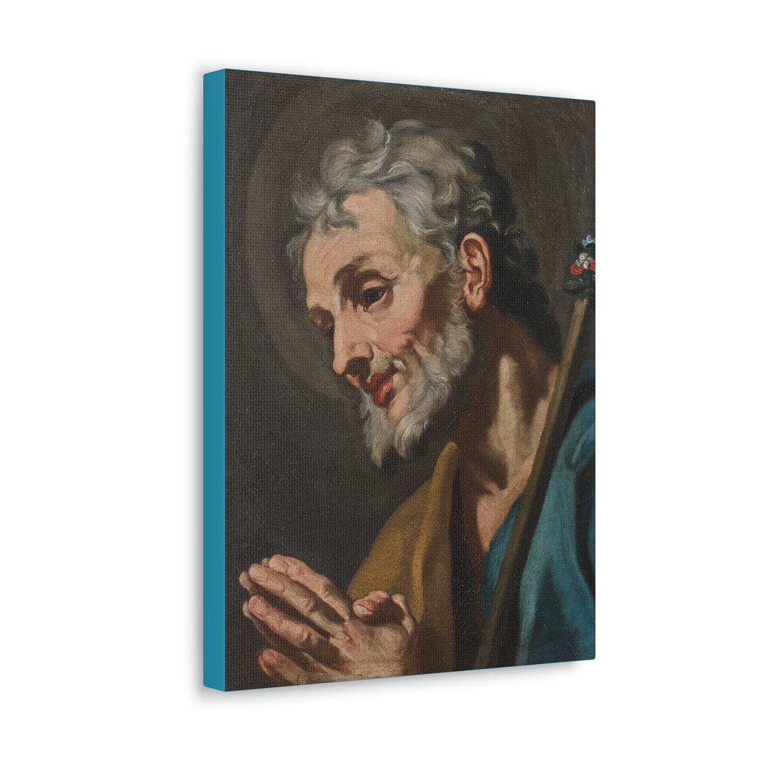 St Joseph - Print on Canvas - Ready to Hang - Christian Canvas ...