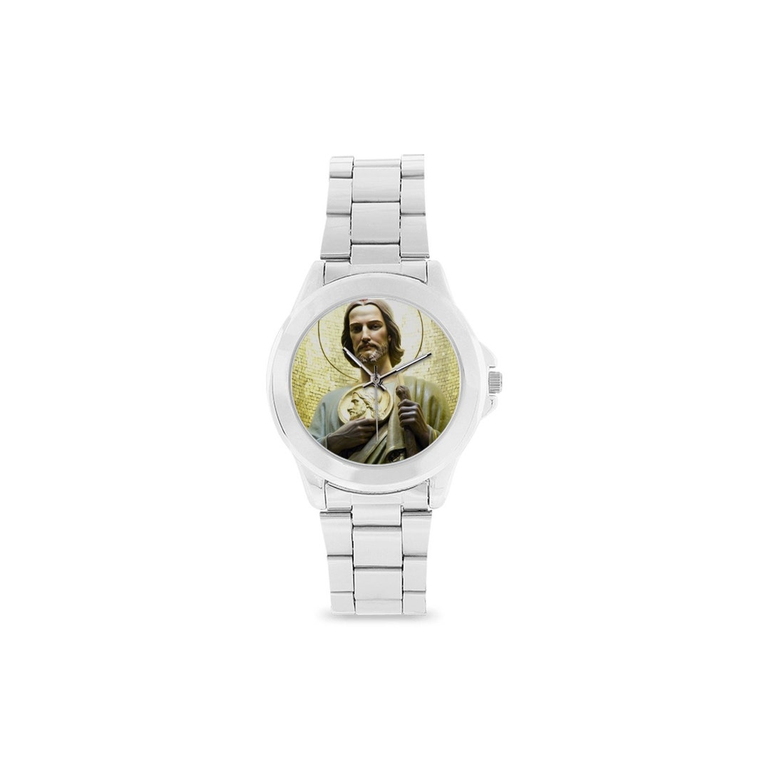 Saint Jude Thaddeus - Catholic Watch - Wrist Watch - Unisex Stainless ...