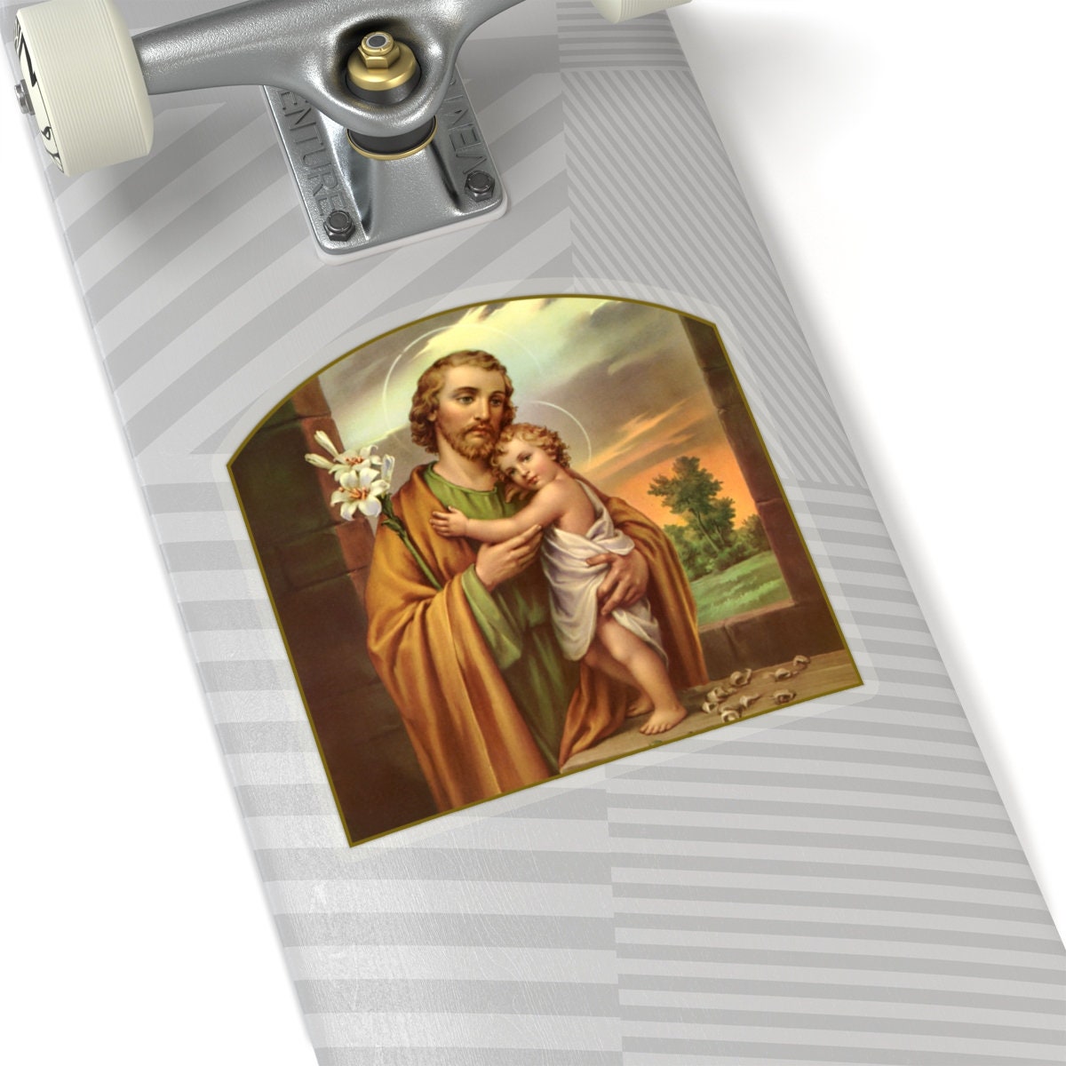 St Joseph and Child Jesus - Sticker - 4 Sizes - Stickers - Saint Joseph ...