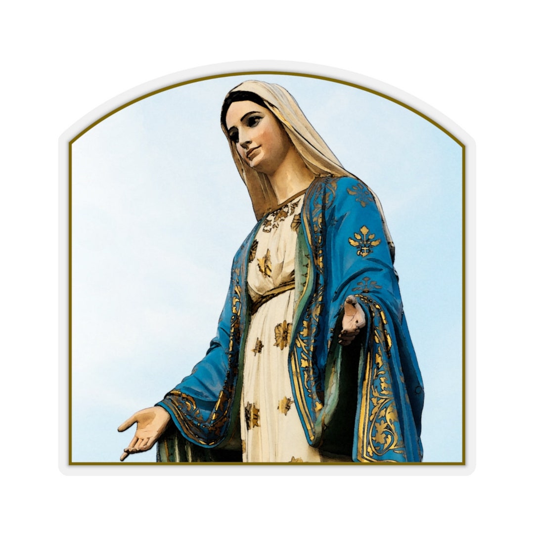 Blessed Virgin Mary Mother of the Church - Catholic Sticker - Religious ...