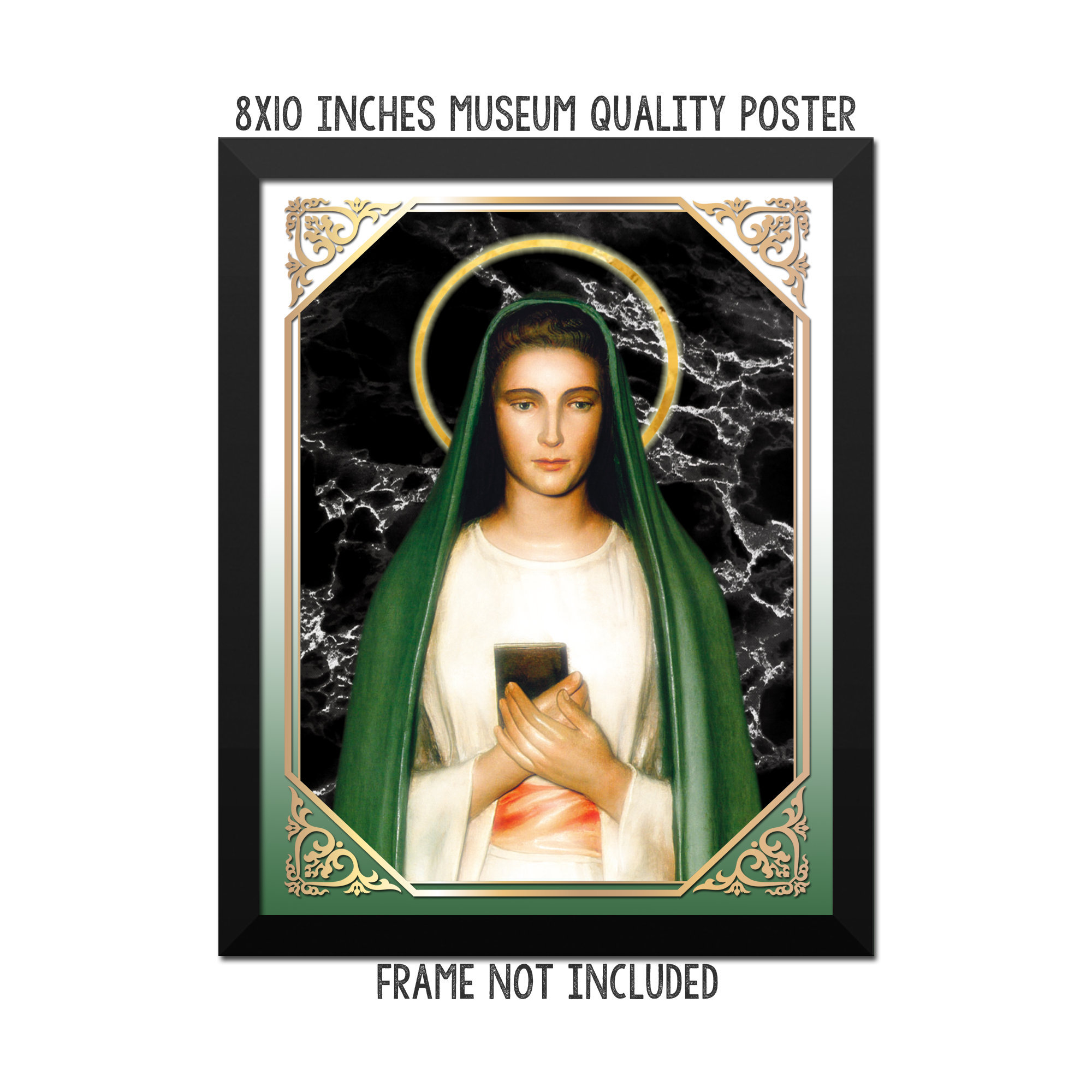 The Virgin of Revelation - Catholic Poster - Our Lady of Revelation ...