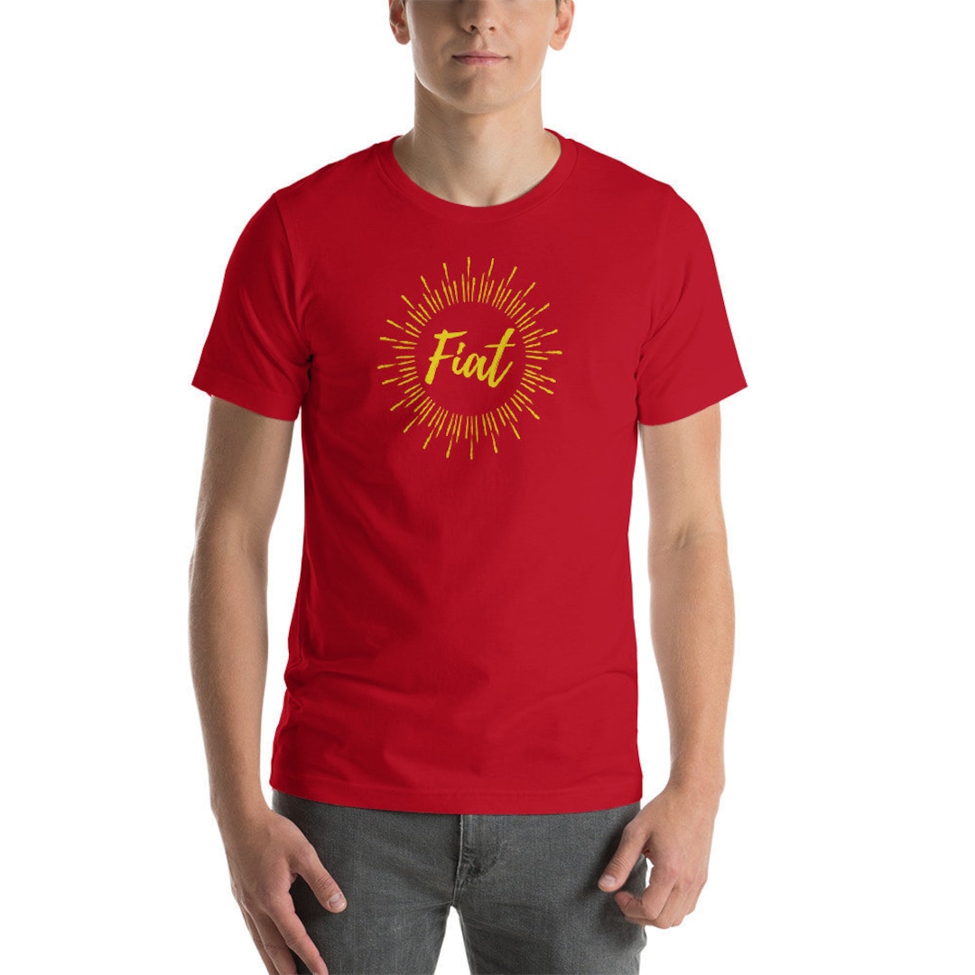 FIAT Unisex T-shirt - Divine Will - Catholic Apparel - Religious Gift ...