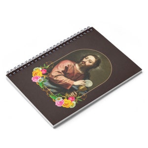 Catholic Gifts - Jesus With the Holy Eucharist - Spiral Notebook ...