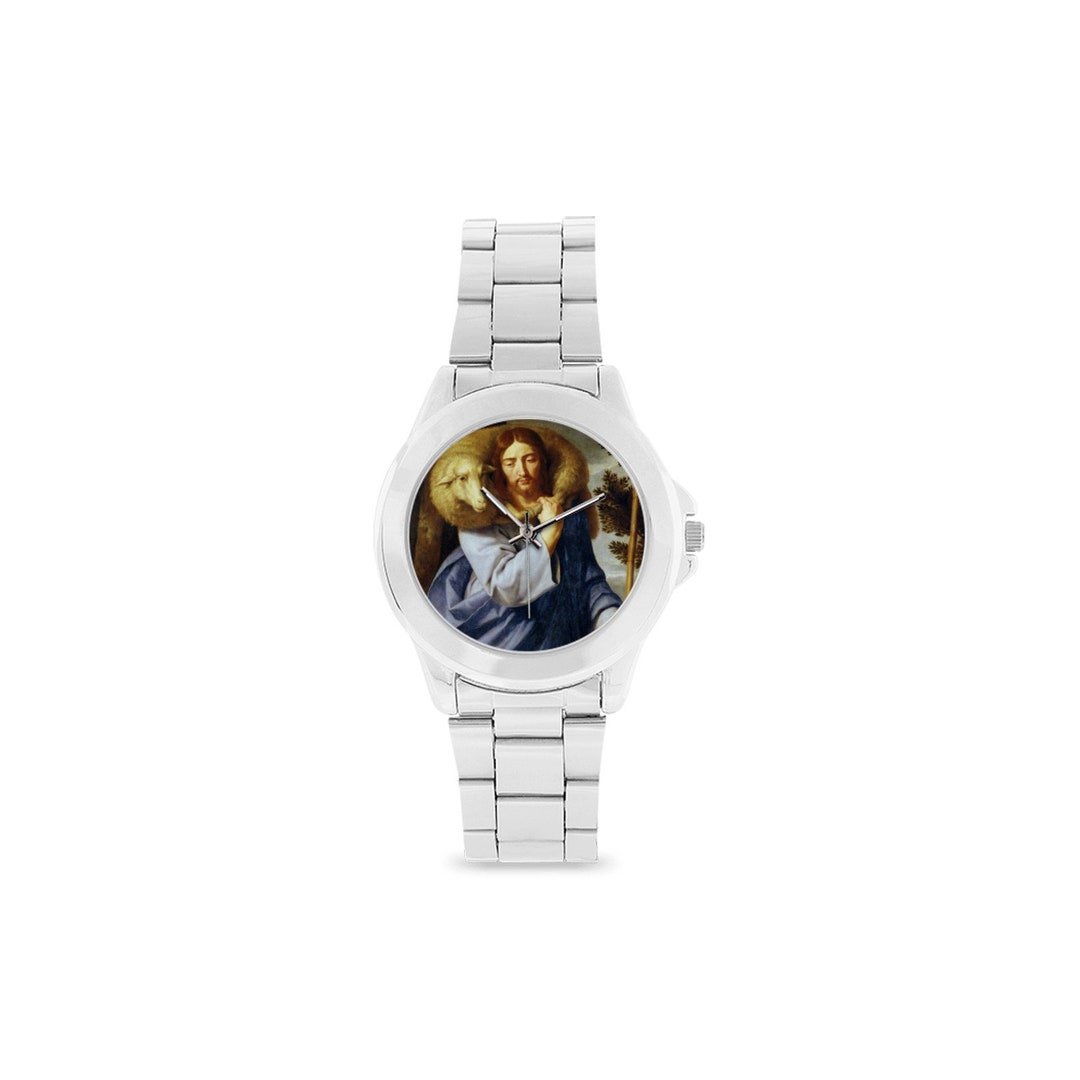 Religious Watch - Jesus the Good Shepherd - Wrist Watch - Unisex ...