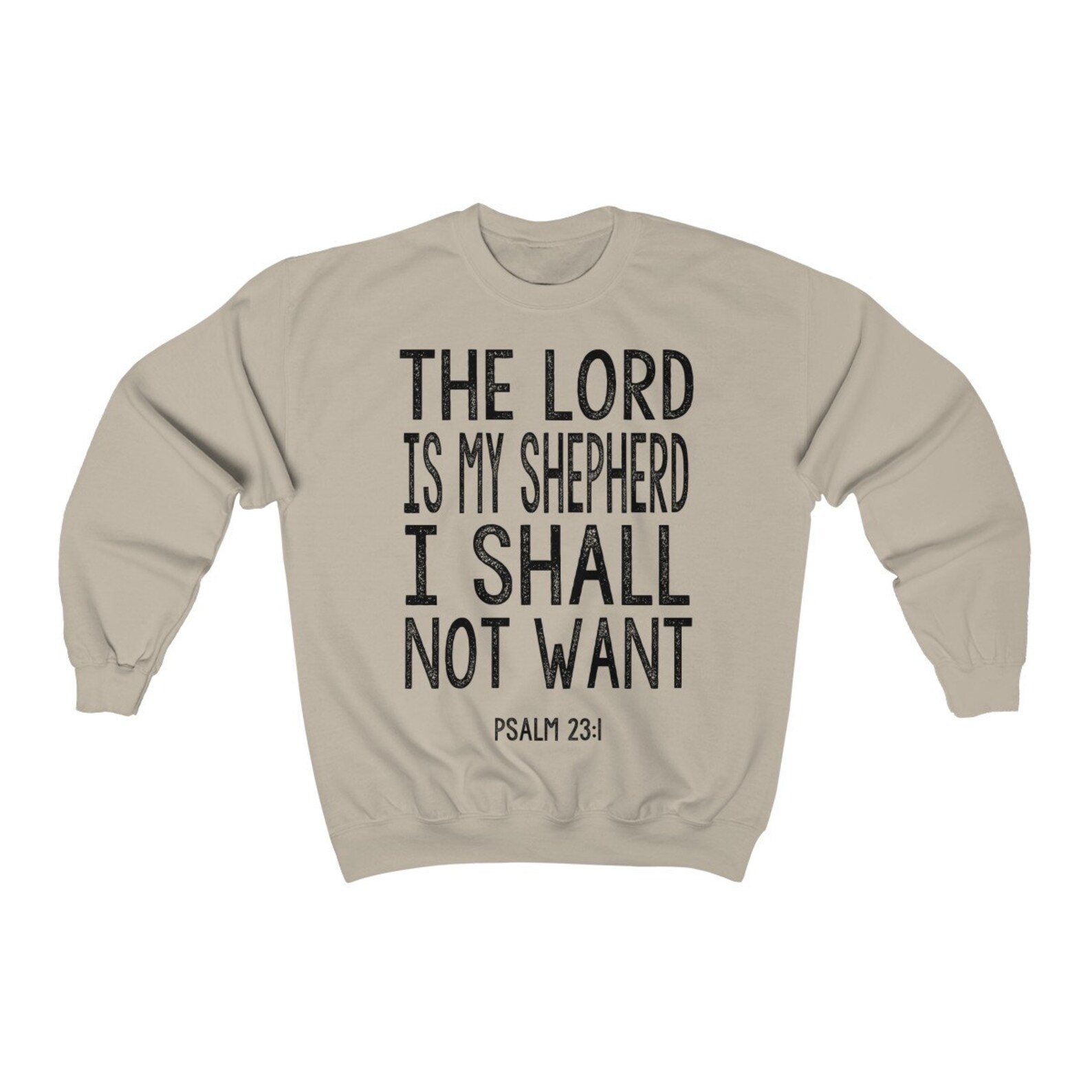 Psalm 23 - Unisex Crewneck Sweatshirt - Bible Verse - 10 Colors ...