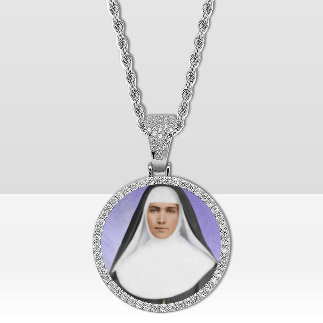 Silver or Gold - Saint Marianne Cope - Christian Pendant - Rope Chain 4 ...