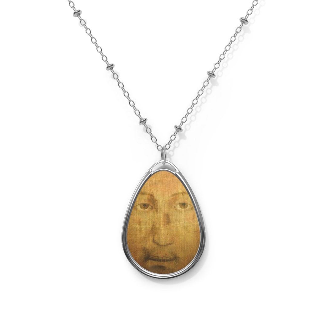 The Holy Face of Manoppello - Catholic Pendant - Religious Necklace ...