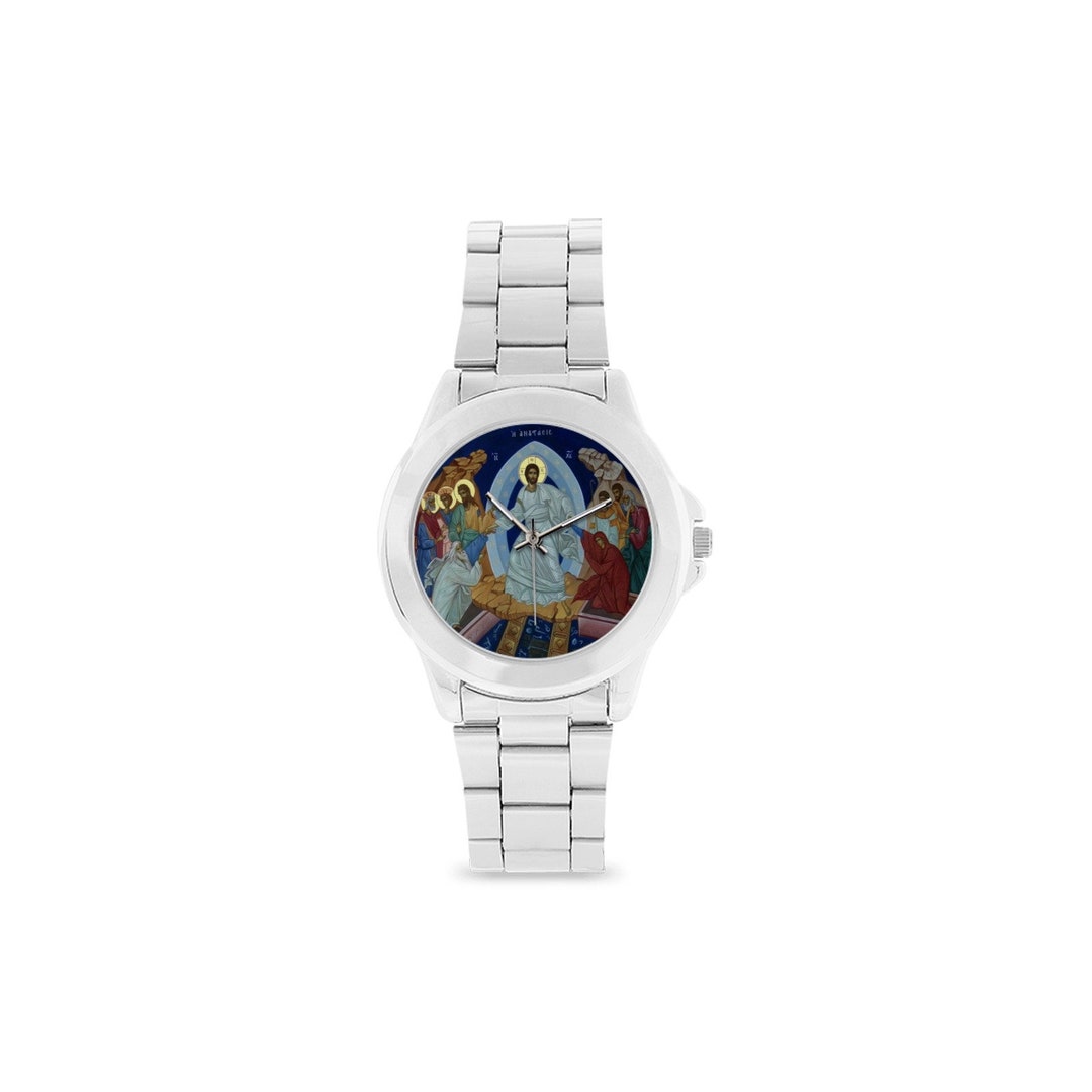 Religious Watch - the Risen Christ - Wrist Watch - Unisex Stainless ...