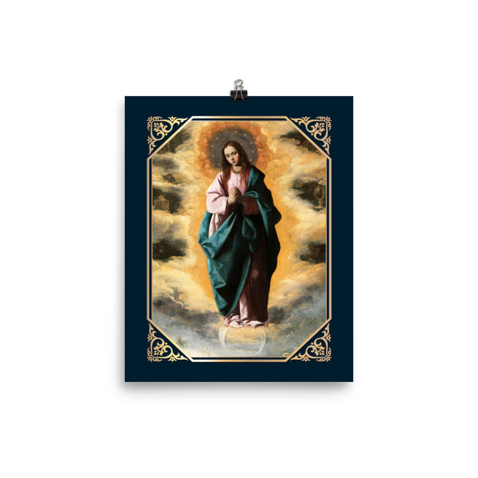 Catholic Poster - the Immaculate Conception - Francisco De Zurbarán ...